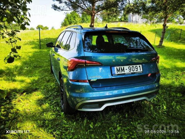 Blue Skoda KAMIQ 2020 in Bauska, with an engine capacity of 1.50 L and mileage of 70 thousand km for 16500 €, photo 4 on AUTOMOTO.COM.LV