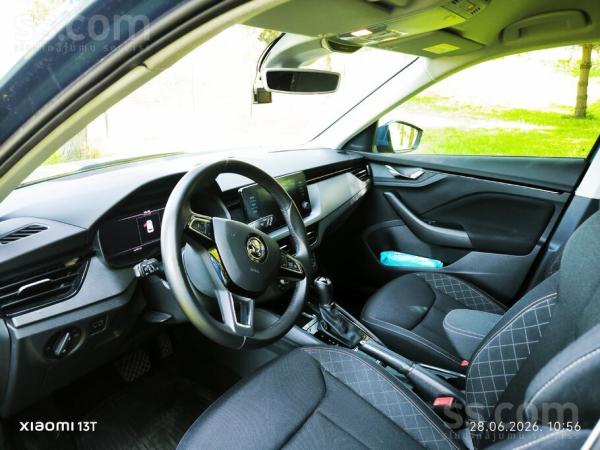 Blue Skoda KAMIQ 2020 in Bauska, with an engine capacity of 1.50 L and mileage of 70 thousand km for 16500 €, photo 5 on AUTOMOTO.COM.LV