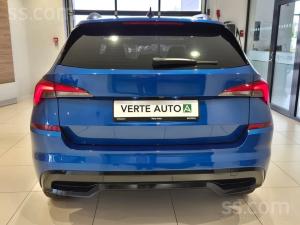 Blue Skoda KAMIQ 2021 in Riga, with an engine capacity of 1.50 L and mileage of 54 thousand km for 18790 €, photo 6 on AUTOMOTO.COM.LV