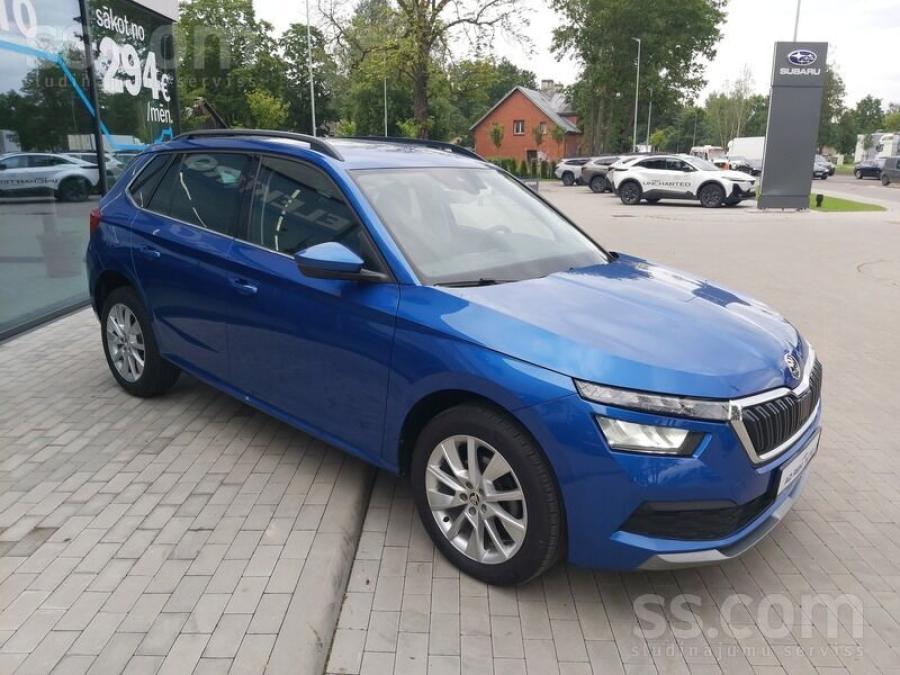 Синий Шкода KAMIQ 2021 в Рига, объемом двигателя 1.00 л и пробегом 35 тыс. км за 16500 €, фото 3 на AUTOMOTO.COM.LV