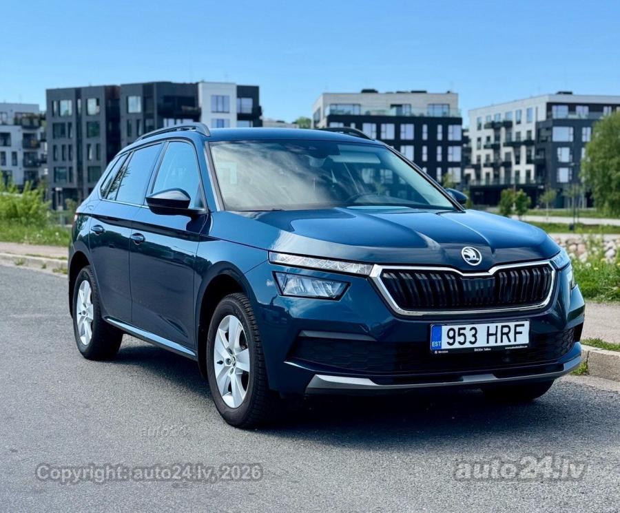 Zils Skoda KAMIQ 2021 Tallina, ar dzinēja tilpumu 1.00 L un nobraukumu 60 tūkst. km par 12990 €, foto 1 vietnē AUTOMOTO.COM.LV