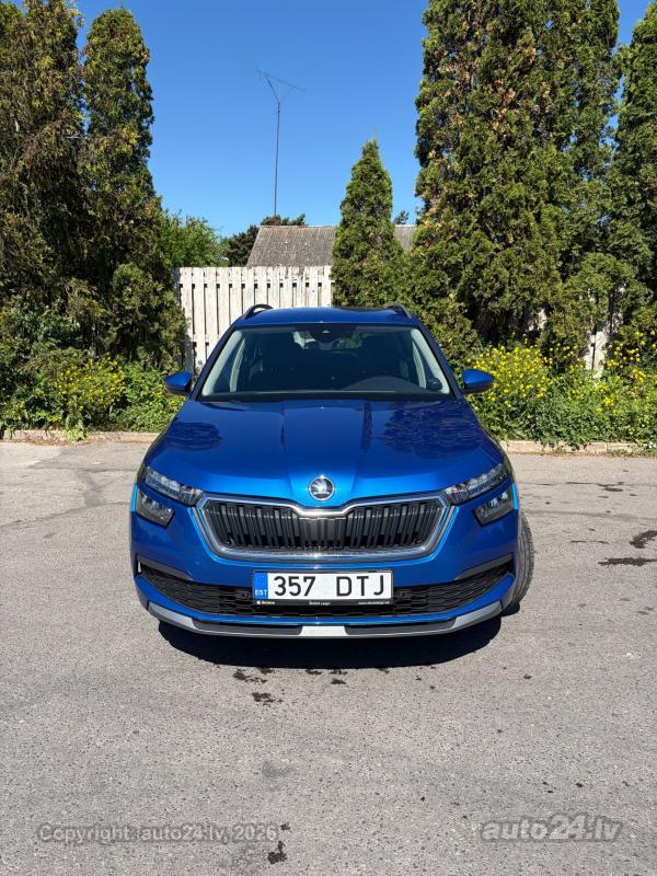 Blue Skoda KAMIQ 2022 in Tallinn, with an engine capacity of 1.00 L and mileage of 53 thousand km for 17900 €, photo 1 on AUTOMOTO.COM.LV