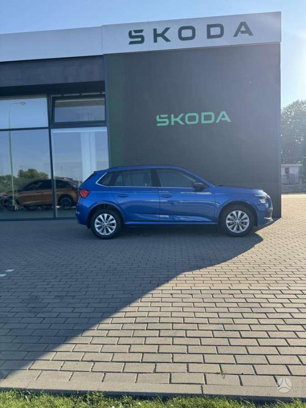 Blue Skoda KAMIQ 2022 in Klaipeda, with an engine capacity of 1.50 L and mileage of 41 thousand km for 17400 €, photo 1 on AUTOMOTO.COM.LV