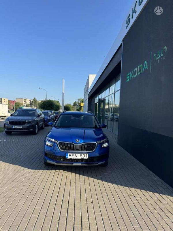 Blue Skoda KAMIQ 2022 in Klaipeda, with an engine capacity of 1.50 L and mileage of 41 thousand km for 17400 €, photo 2 on AUTOMOTO.COM.LV