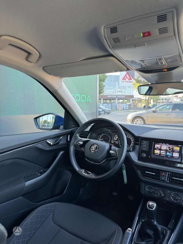 Blue Skoda KAMIQ 2022 in Klaipeda, with an engine capacity of 1.50 L and mileage of 41 thousand km for 17400 €, photo 6 on AUTOMOTO.COM.LV