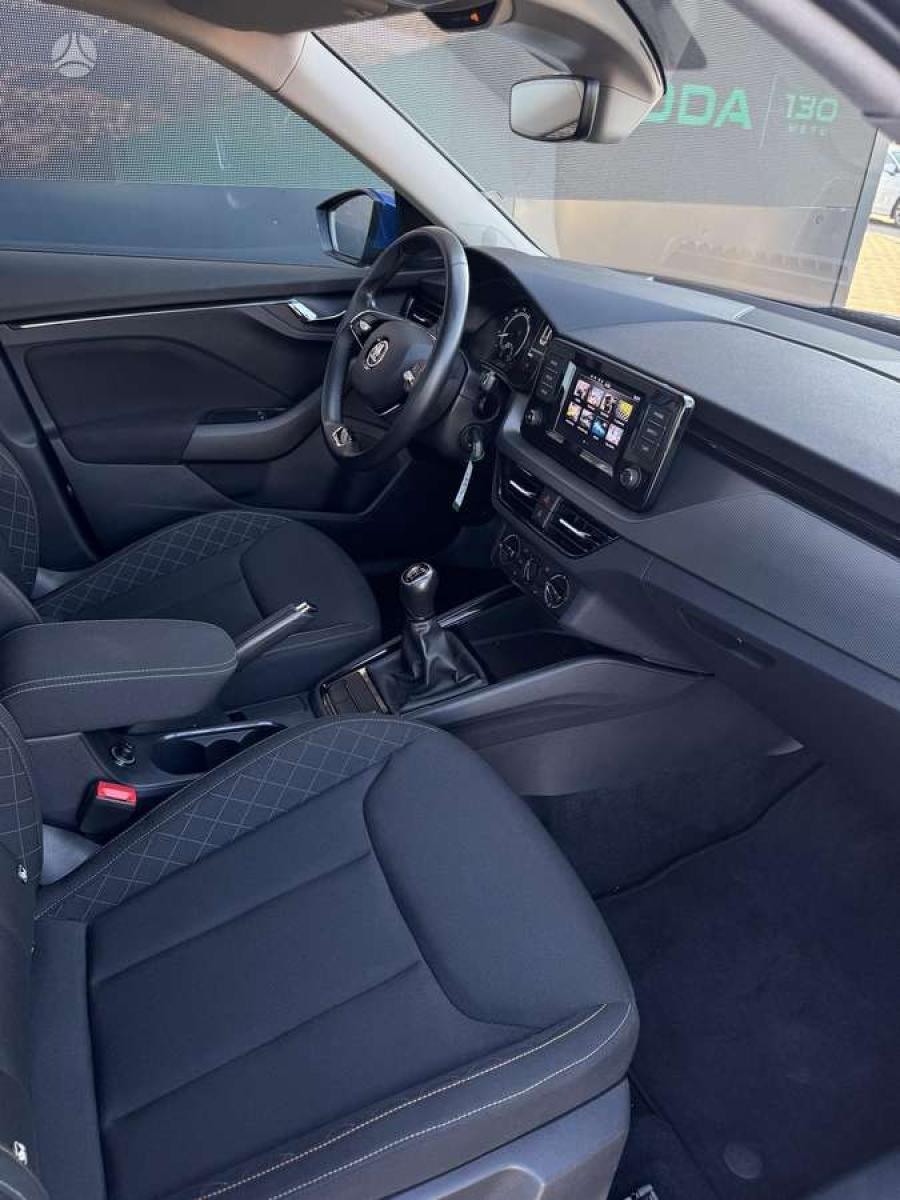 Blue Skoda KAMIQ 2022 in Klaipeda, with an engine capacity of 1.50 L and mileage of 41 thousand km for 17400 €, photo 8 on AUTOMOTO.COM.LV