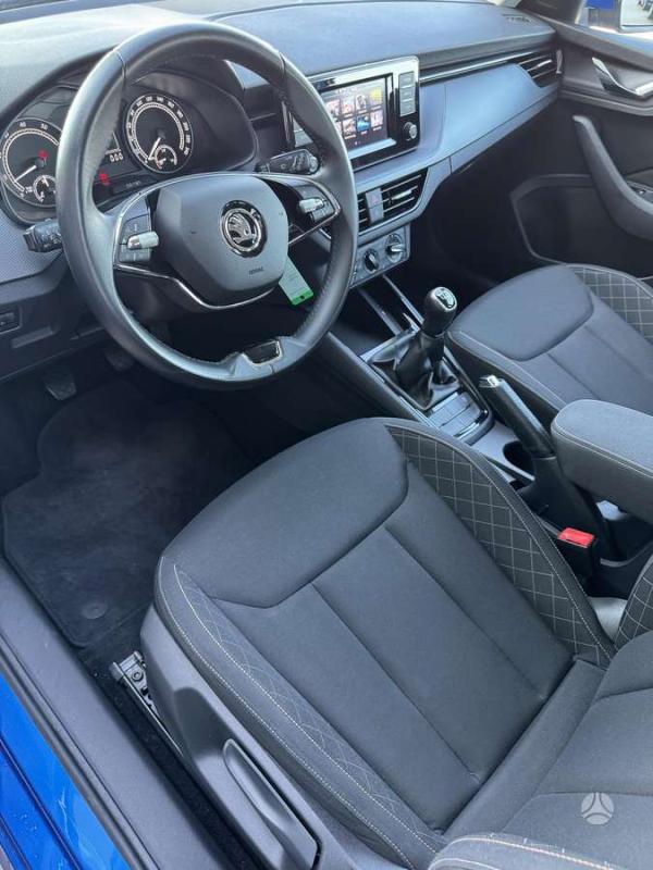 Blue Skoda KAMIQ 2022 in Klaipeda, with an engine capacity of 1.50 L and mileage of 41 thousand km for 17400 €, photo 8 on AUTOMOTO.COM.LV