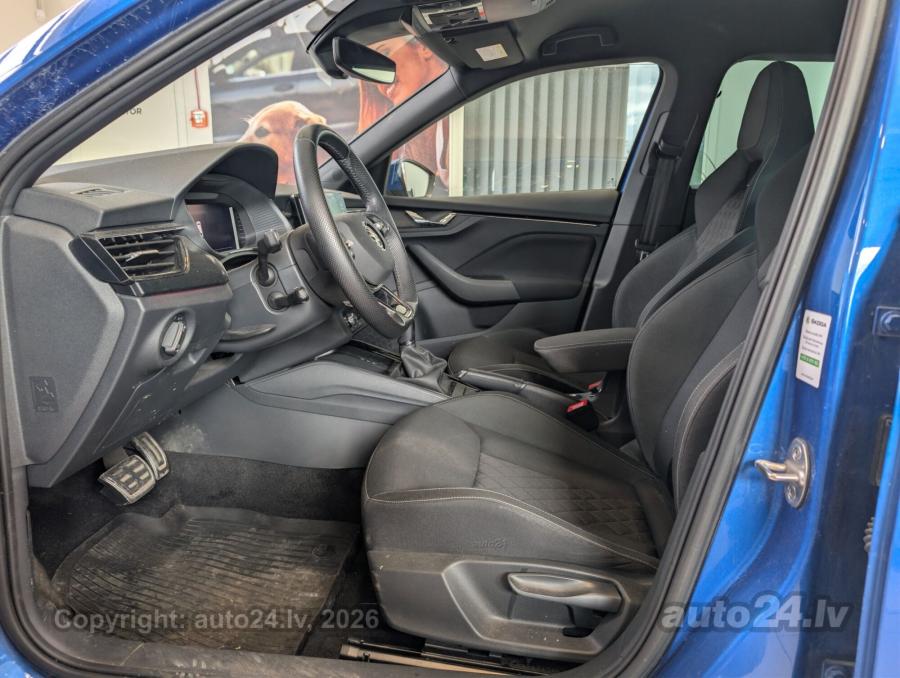 Zils Skoda KAMIQ 2023 Paide, ar dzinēja tilpumu 1.00 L un nobraukumu 125 tūkst. km par 16399 €, foto 6 vietnē AUTOMOTO.COM.LV