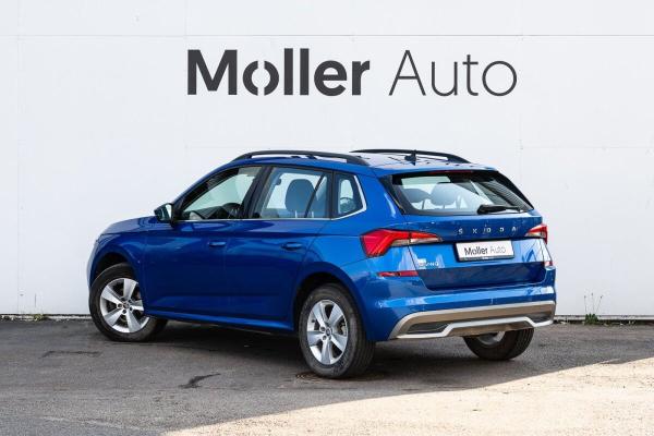 Blue Skoda KAMIQ 2023 in Riga, with an engine capacity of 1.00 L and mileage of 38 thousand km for 18500 €, photo 3 on AUTOMOTO.COM.LV