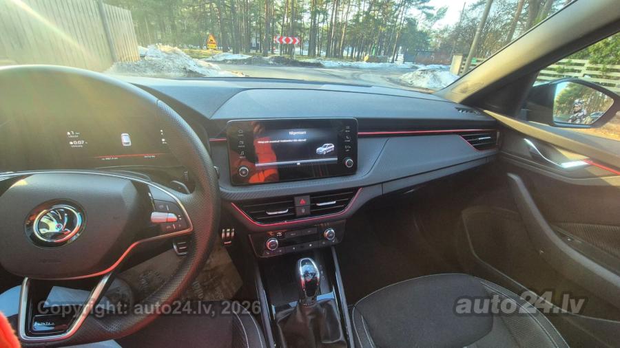 Zils Skoda KAMIQ 2024 Tallina, ar dzinēja tilpumu 1.00 L un nobraukumu 17 tūkst. km par 24200 €, foto 7 vietnē AUTOMOTO.COM.LV