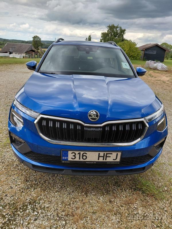 Blue Skoda KAMIQ 2024 in Tallinn, with an engine capacity of 1.00 L and mileage of 53 thousand km for 21000 €, photo 1 on AUTOMOTO.COM.LV