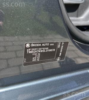 Zaļš Skoda KAMIQ 2020 Rīga, ar dzinēja tilpumu 1.00 L un nobraukumu 106 tūkst. km par 14200 €, foto 14 vietnē AUTOMOTO.COM.LV