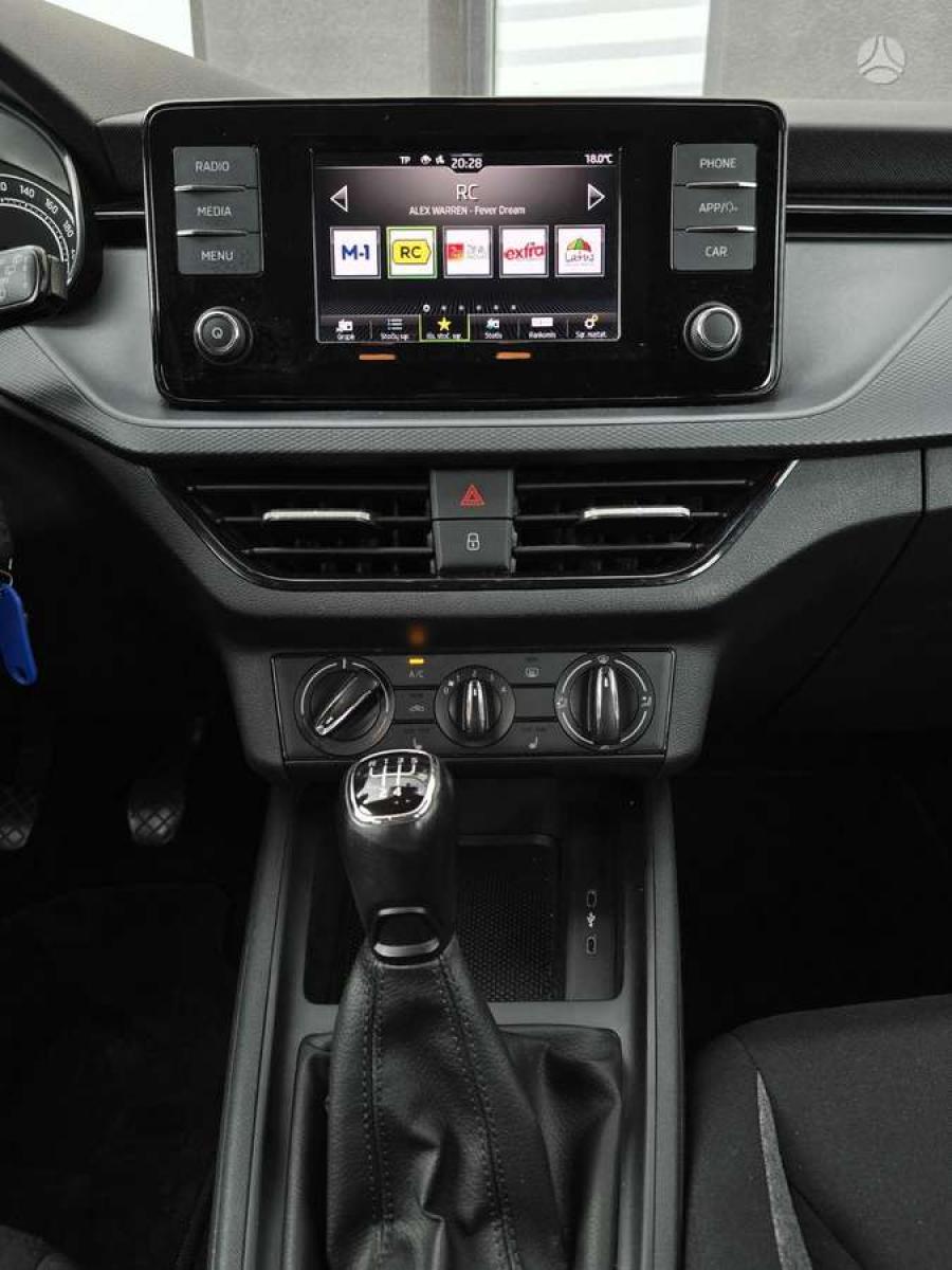 Grey Skoda KAMIQ 2019 in Kaunas, with an engine capacity of 1.00 L and mileage of 198 thousand km for 8100 €, photo 14 on AUTOMOTO.COM.LV
