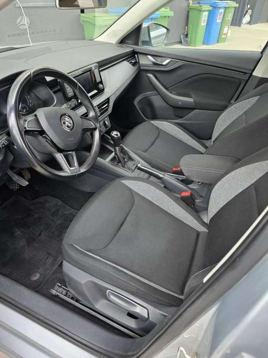 Grey Skoda KAMIQ 2019 in Kaunas, with an engine capacity of 1.00 L and mileage of 198 thousand km for 8100 €, photo 16 on AUTOMOTO.COM.LV
