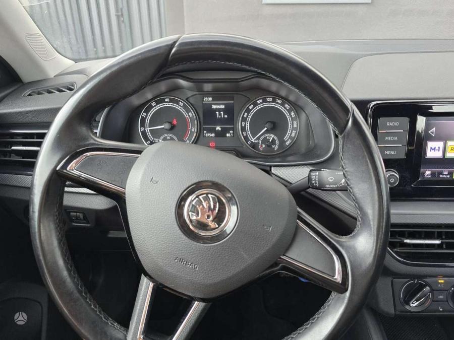 Grey Skoda KAMIQ 2019 in Kaunas, with an engine capacity of 1.00 L and mileage of 198 thousand km for 8100 €, photo 22 on AUTOMOTO.COM.LV