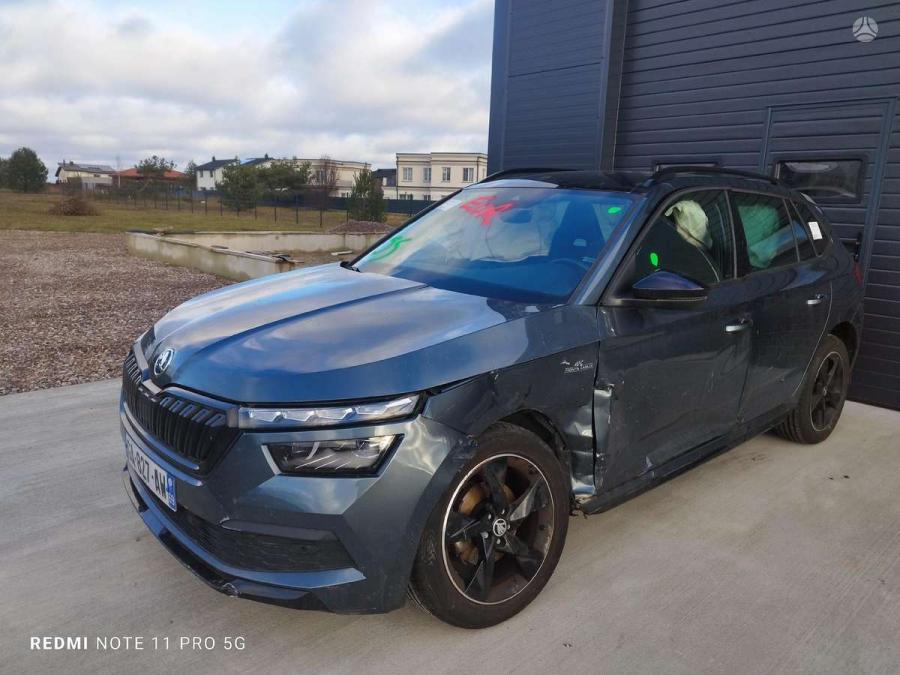 Grey Skoda KAMIQ 2021 in Klaipeda, with an engine capacity of 1.00 L and mileage of 82 thousand km for 11600 €, photo 14 on AUTOMOTO.COM.LV