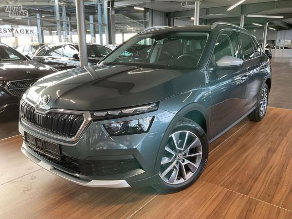 Grey Skoda KAMIQ 2021 in Kaunas, with an engine capacity of 1.00 L and mileage of 34 thousand km for 22745 €, photo 1 on AUTOMOTO.COM.LV