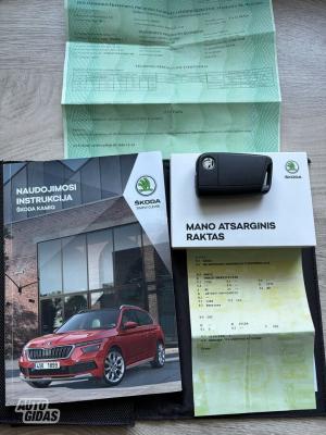 Pelēks Skoda KAMIQ 2021 Viļņa, ar dzinēja tilpumu 1.50 L un nobraukumu 33 tūkst. km par 17800 €, foto 21 vietnē AUTOMOTO.COM.LV