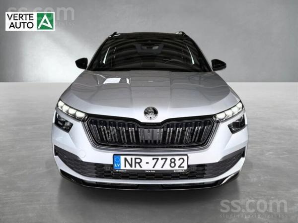 Grey Skoda KAMIQ 2023 in Riga, with an engine capacity of 1.50 L and mileage of 41 thousand km for 21490 €, photo 3 on AUTOMOTO.COM.LV
