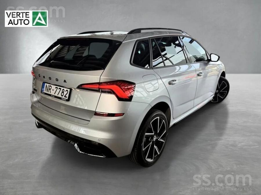 Pelēks Skoda KAMIQ 2023 Rīga, ar dzinēja tilpumu 1.50 L un nobraukumu 41 tūkst. km par 21490 €, foto 5 vietnē AUTOMOTO.COM.LV