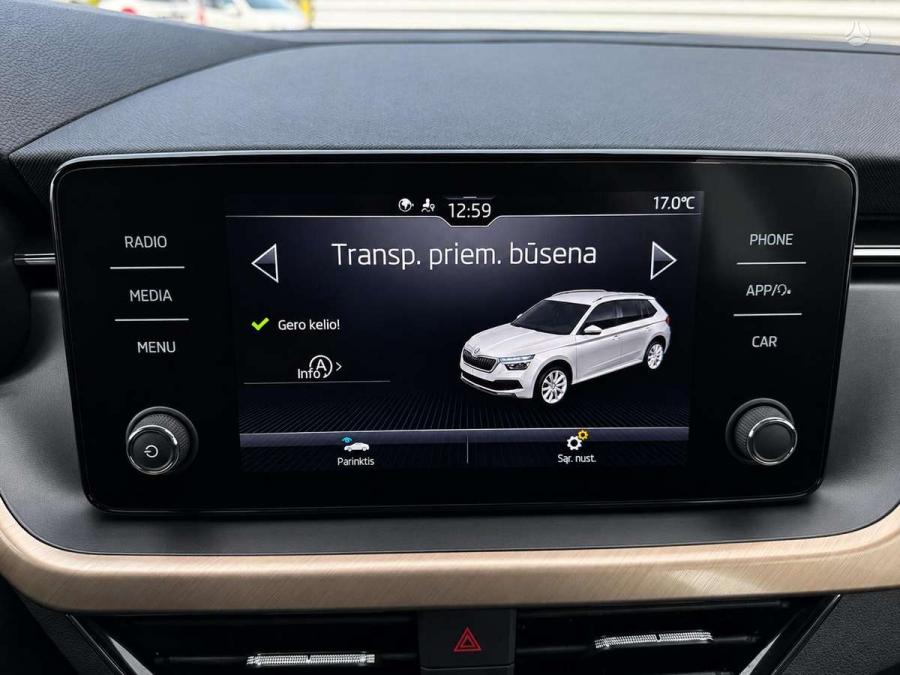 Pelēks Skoda KAMIQ 2023 Viļņa, ar dzinēja tilpumu 1.00 L un nobraukumu 118 tūkst. km par 15850 €, foto 20 vietnē AUTOMOTO.COM.LV