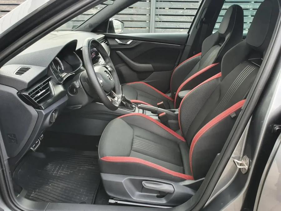 Grey Skoda KAMIQ 2023 in Tukums, with an engine capacity of 1.50 L and mileage of 63 thousand km for 22500 €, photo 7 on AUTOMOTO.COM.LV
