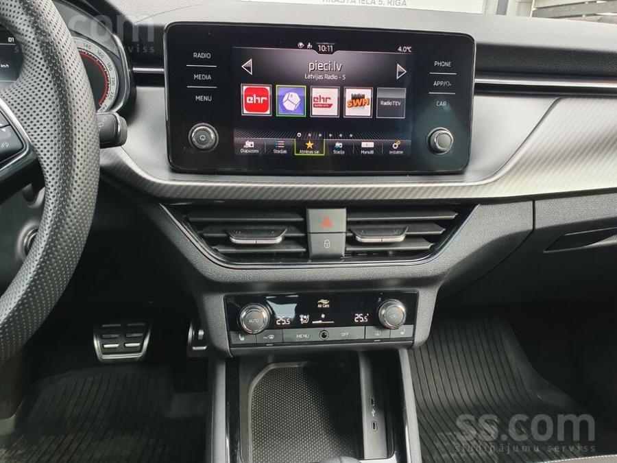 Grey Skoda KAMIQ 2023 in Riga, with an engine capacity of 1.50 L and mileage of 63 thousand km for 21900 €, photo 17 on AUTOMOTO.COM.LV