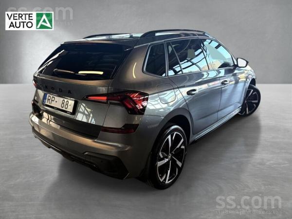 Grey Skoda KAMIQ 2024 in Riga, with an engine capacity of 1.00 L and mileage of 30 thousand km for 22490 €, photo 4 on AUTOMOTO.COM.LV