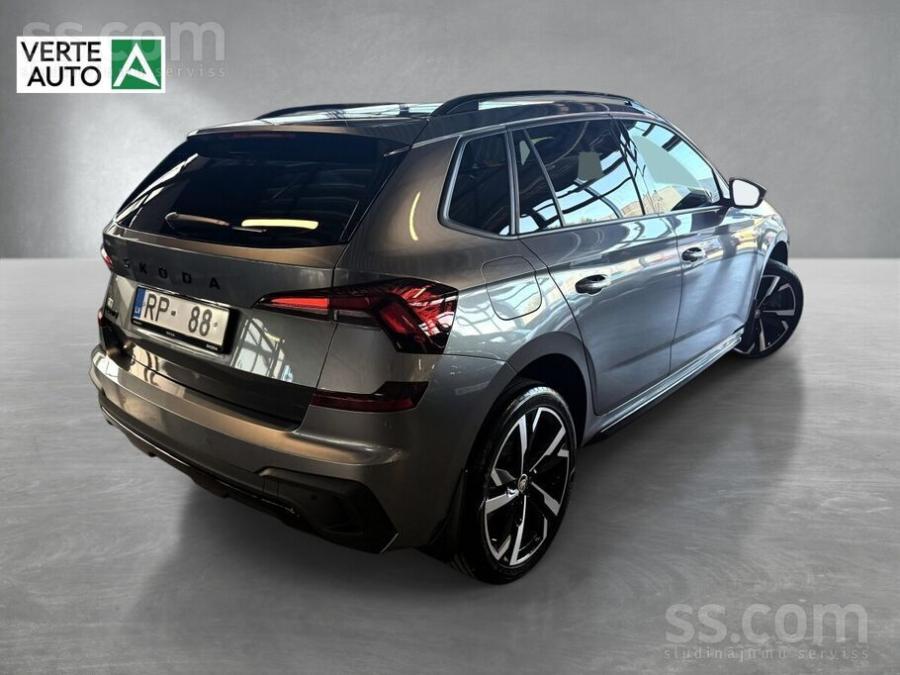 Pelēks Skoda KAMIQ 2024 Rīga, ar dzinēja tilpumu 1.00 L un nobraukumu 30 tūkst. km par 22490 €, foto 5 vietnē AUTOMOTO.COM.LV