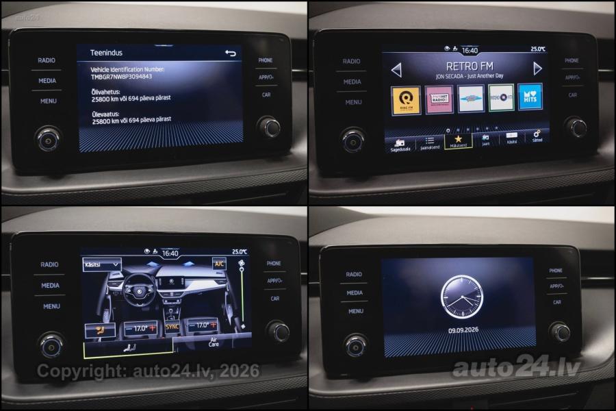 Pelēks Skoda KAMIQ 2023 Tartu, ar dzinēja tilpumu 1.00 L un nobraukumu 153 tūkst. km par 13900 €, foto 25 vietnē AUTOMOTO.COM.LV