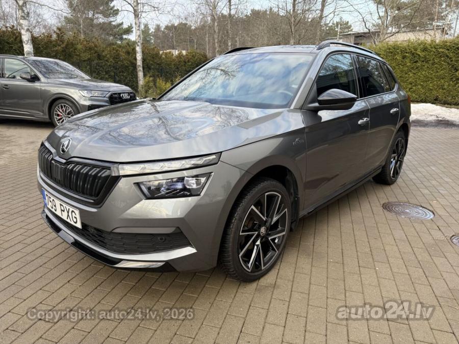 Pelēks Skoda KAMIQ 2024 Tallina, ar dzinēja tilpumu 1.50 L un nobraukumu 18 tūkst. km par 23900 €, foto 2 vietnē AUTOMOTO.COM.LV