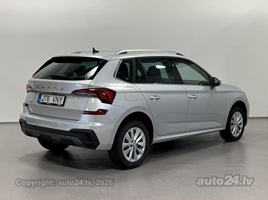 Grey Skoda KAMIQ 2024 in Tallinn, with an engine capacity of 1.00 L and mileage of 32 thousand km for 18490 €, photo 3 on AUTOMOTO.COM.LV