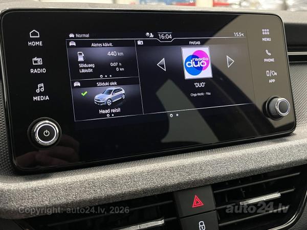 Pelēks Skoda KAMIQ 2024 Tallina, ar dzinēja tilpumu 1.00 L un nobraukumu 35 tūkst. km par 18490 €, foto 6 vietnē AUTOMOTO.COM.LV