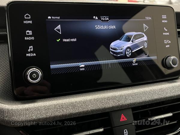 Pelēks Skoda KAMIQ 2024 Tallina, ar dzinēja tilpumu 1.00 L un nobraukumu 35 tūkst. km par 18490 €, foto 8 vietnē AUTOMOTO.COM.LV