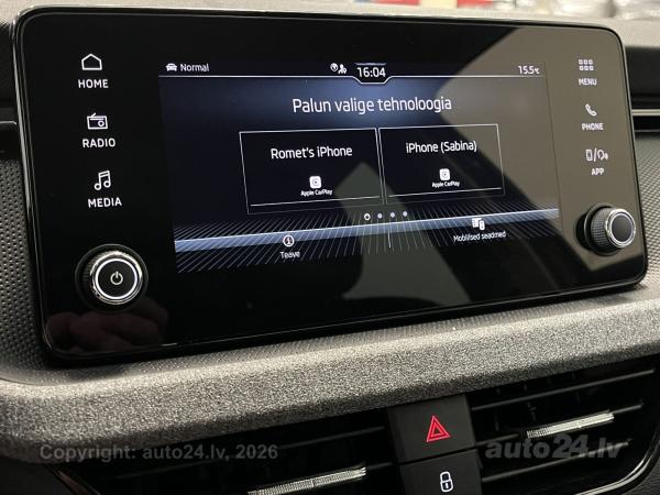 Pelēks Skoda KAMIQ 2024 Tallina, ar dzinēja tilpumu 1.00 L un nobraukumu 35 tūkst. km par 18490 €, foto 10 vietnē AUTOMOTO.COM.LV