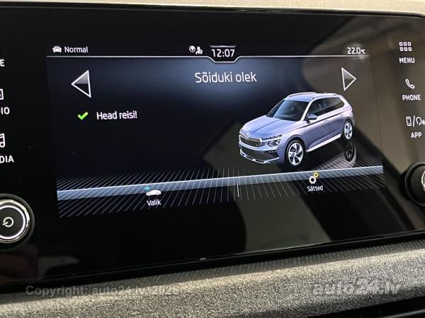 Pelēks Skoda KAMIQ 2024 Tallina, ar dzinēja tilpumu 1.00 L un nobraukumu 32 tūkst. km par 18490 €, foto 10 vietnē AUTOMOTO.COM.LV