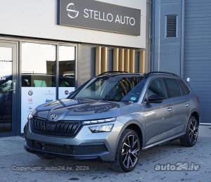 Grey Skoda KAMIQ 2024 in Tallinn, with an engine capacity of 1.50 L and mileage of 45 thousand km for 24500 €, photo  on AUTOMOTO.COM.LV