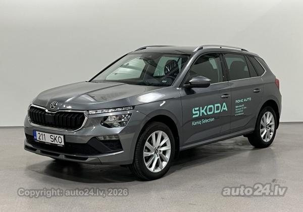 Pelēks Skoda KAMIQ 2025 Tallina, ar dzinēja tilpumu 1.00 L un nobraukumu 3 tūkst. km par 24500 €, foto 1 vietnē AUTOMOTO.COM.LV