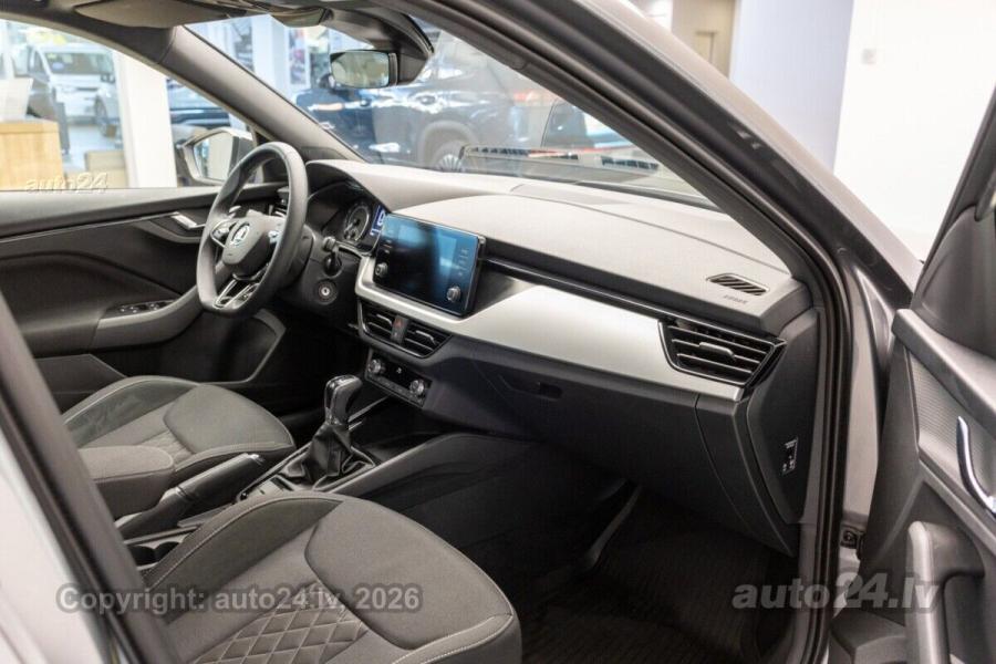 Pelēks Skoda KAMIQ 2023 Jehvi, ar dzinēja tilpumu 1.50 L un nobraukumu 14 tūkst. km par 26050 €, foto 10 vietnē AUTOMOTO.COM.LV