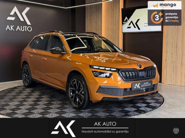 Oranžs Skoda KAMIQ 2024 Kauņa, ar dzinēja tilpumu 1.50 L un nobraukumu 10 tūkst. km par 21990 €, foto 1 vietnē AUTOMOTO.COM.LV