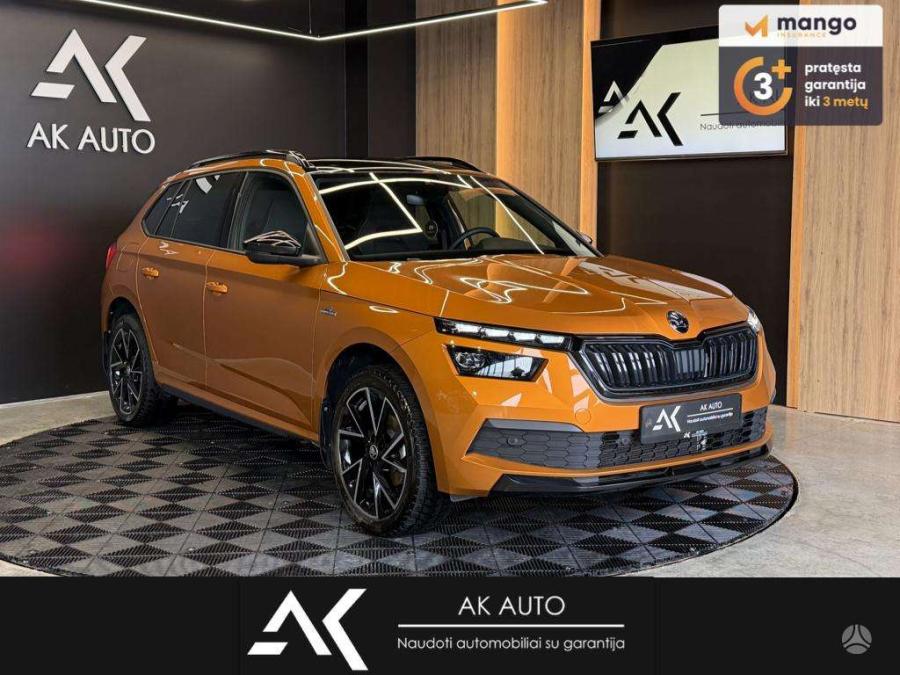 Oranžs Skoda KAMIQ 2024 Kauņa, ar dzinēja tilpumu 1.50 L un nobraukumu 10 tūkst. km par 21990 €, foto 1 vietnē AUTOMOTO.COM.LV