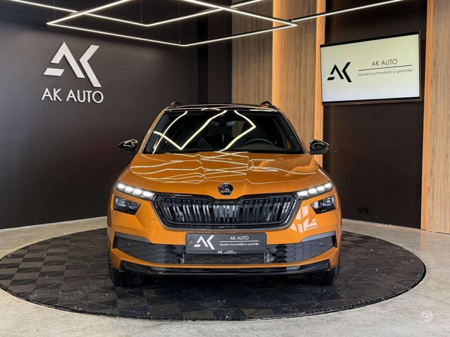 Oranžs Skoda KAMIQ 2024 Kauņa, ar dzinēja tilpumu 1.50 L un nobraukumu 10 tūkst. km par 21990 €, foto 4 vietnē AUTOMOTO.COM.LV