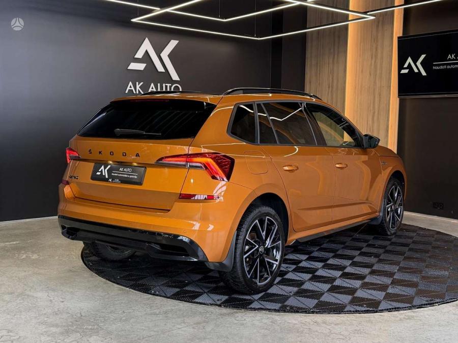 Oranžs Skoda KAMIQ 2024 Kauņa, ar dzinēja tilpumu 1.50 L un nobraukumu 10 tūkst. km par 21990 €, foto 12 vietnē AUTOMOTO.COM.LV