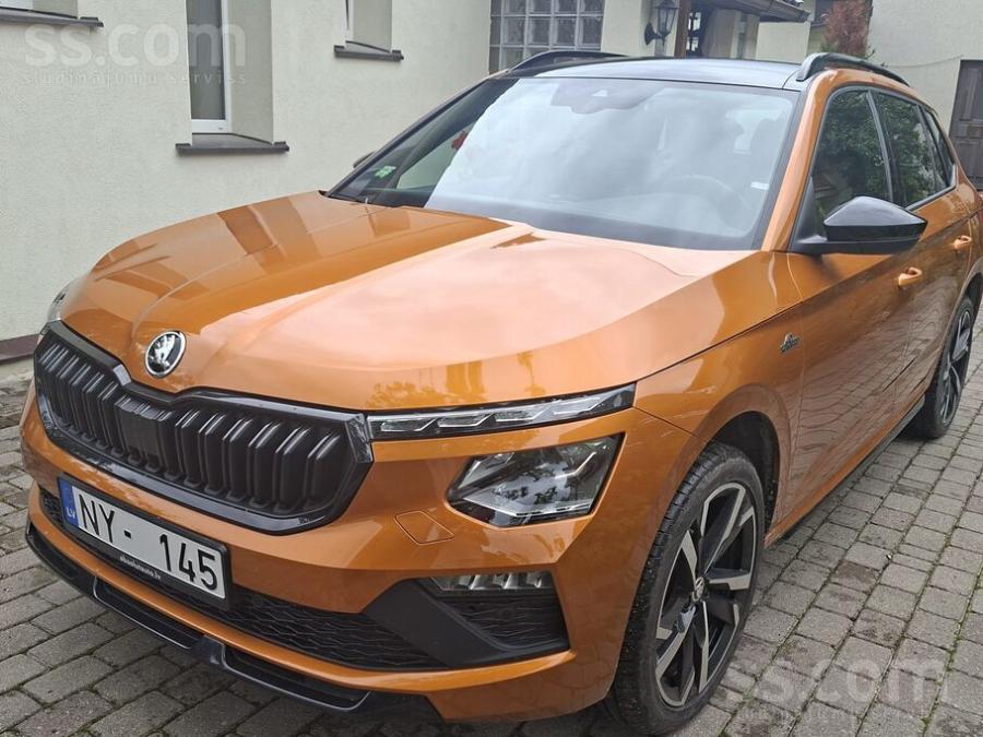 Oranžs Skoda KAMIQ 2024 Jelgava, ar dzinēja tilpumu 1.50 L un nobraukumu 22 tūkst. km par 25000 €, foto 3 vietnē AUTOMOTO.COM.LV