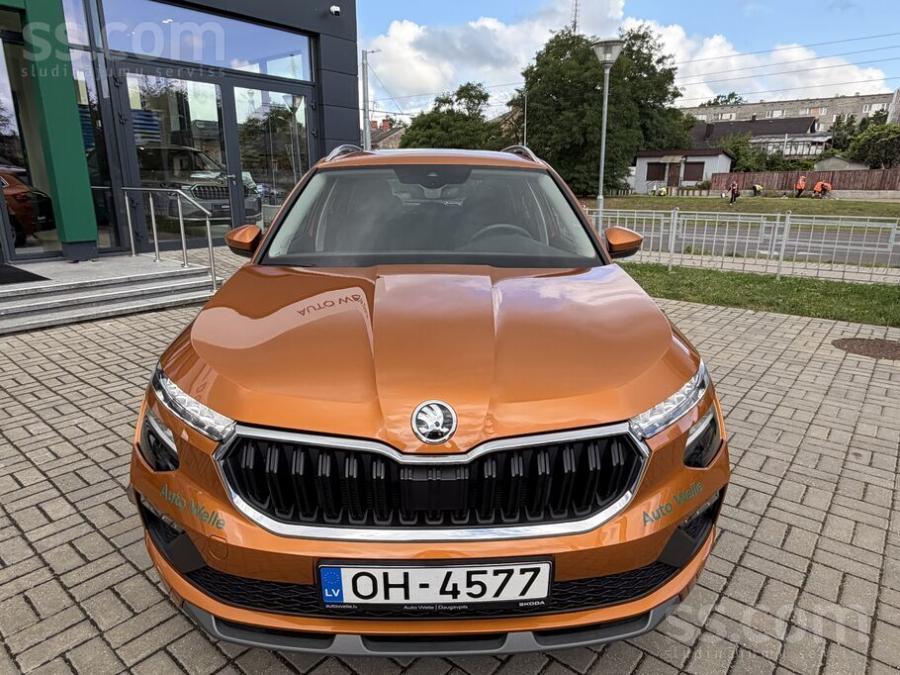 Oranžs Skoda KAMIQ 2025 Daugavpils, ar dzinēja tilpumu 1.00 L un nobraukumu 3 tūkst. km par 23500 €, foto 4 vietnē AUTOMOTO.COM.LV