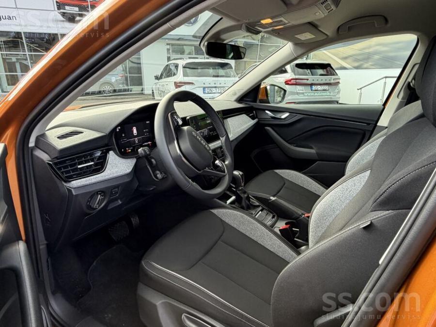 Oranžs Skoda KAMIQ 2025 Daugavpils, ar dzinēja tilpumu 1.00 L un nobraukumu 3 tūkst. km par 23500 €, foto 8 vietnē AUTOMOTO.COM.LV
