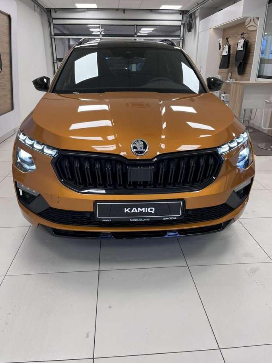 Oranžs Skoda KAMIQ 2026 Kauņa, ar dzinēja tilpumu 1.00 L un nobraukumu 6 tūkst. km par 27340 €, foto 2 vietnē AUTOMOTO.COM.LV