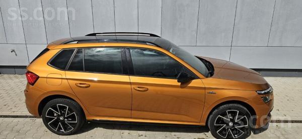 Orange Skoda KAMIQ 2024 in Riga, with an engine capacity of 1.50 L and mileage of 82 thousand km for 23990 €, photo 6 on AUTOMOTO.COM.LV