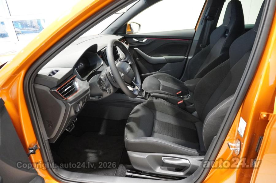 Orange Skoda KAMIQ 2026 in Tallinn, with an engine capacity of 1.00 L and mileage of 2 thousand km for 27900 €, photo 13 on AUTOMOTO.COM.LV
