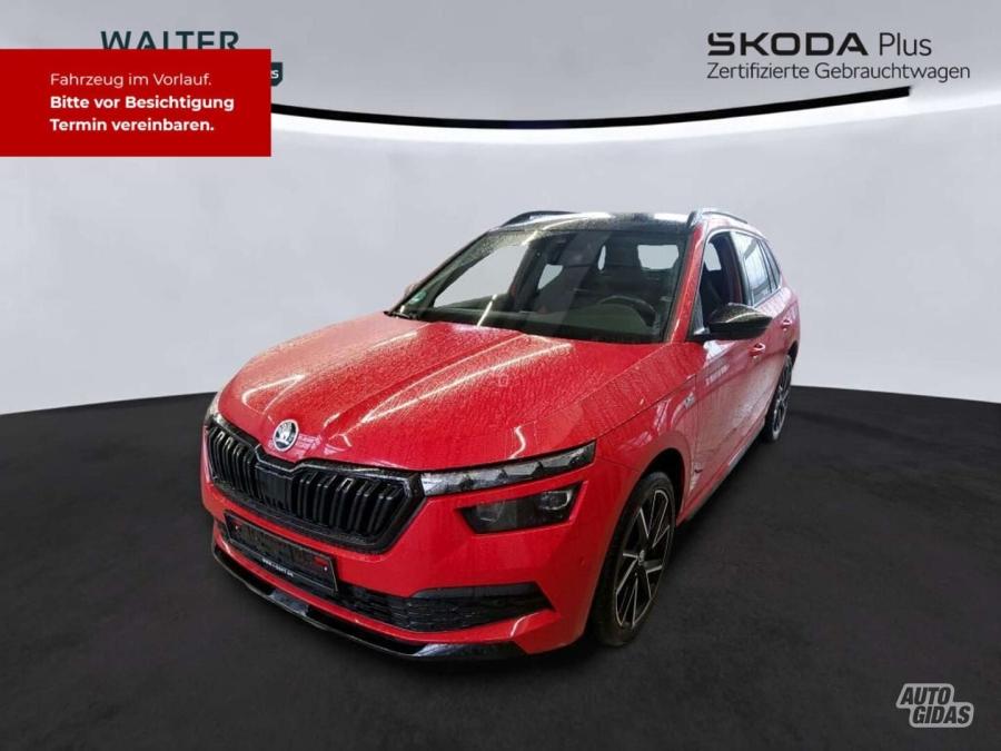 Red Skoda KAMIQ 2020 in Kaunas, with an engine capacity of 1.50 L and mileage of 65 thousand km for 24788 €, photo 2 on AUTOMOTO.COM.LV
